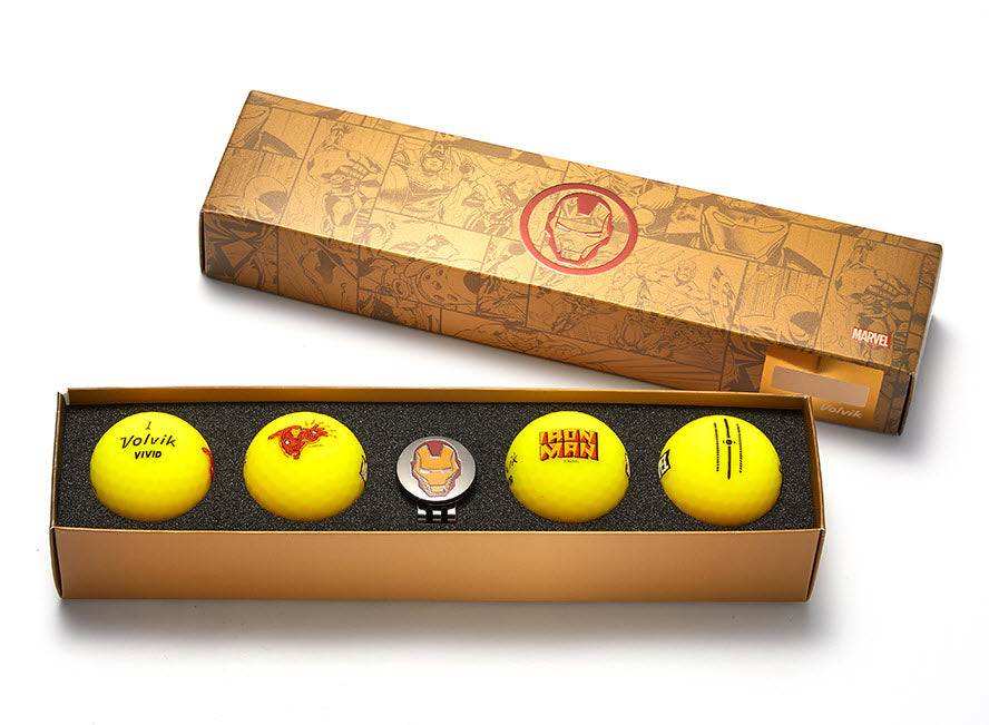 Volvik Marvel Golf Balls - Iron Man – Golf Country Online